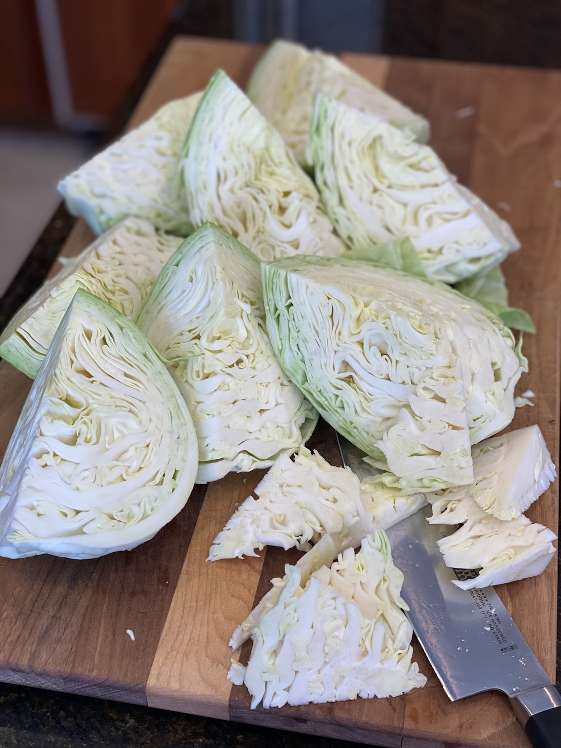Sautéed Green Cabbage - Marika's Kitchen